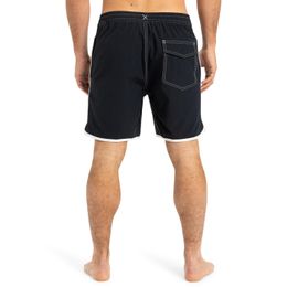 Boardshorts Quiksilver "Original Scallop 17", Herren, Gr. S, schwarz, Obermaterial: 92% Microfaser, 8% Elasthan;, Hosen Boardshorts