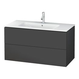 Duravit Waschtischunterschrank L-Cube 102x48,1cm, graph ma, 2 Schub., wandh&auml;ngend (LC624204949)