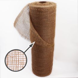 Aquagart 55m x 1m Jutegewebe 105g/m&sup2; Jutematte Gartenjute Jute Stoff Sackleinen Juteband