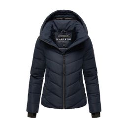 Winterjacke Marikoo "Marikoo Samuiaa Damen Steppjacke B986", Damen, Gr. XL, blau (navy), Obermaterial: 100% Polyester PES., Jacken Winterjacke