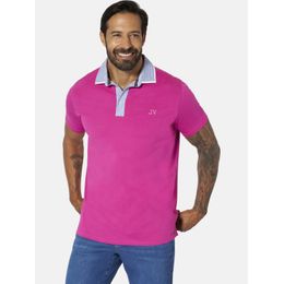 Poloshirt Jan Vanderstorm "Poloshirt DANHY", Herren, Gr. 7XL, pink, Obermaterial: 100% Baumwolle CO., Shirts Poloshirt