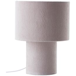 Brilliant Tischleuchte "Tony", beige, 1, &Oslash; 23cm H: 30cm, 1 Stk., Leuchten, mit Cord-Lampenschirm, 30 x 23 cm, E27, Textil, Tischleuchte