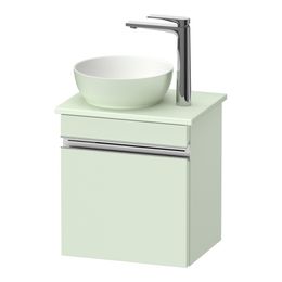 Duravit Konsolen-Waschtischunterschrank wandh&auml;ngend Sivida 40x44x32,5cm, T&uuml;r, Gr. chr, li, gr&uuml;n ma (SV4656L10HH0000)