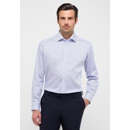 Langarmhemd Eterna "MODERN FIT", Damen, Gr. 44, Normalgr&ouml;&szlig;en, blau (hellblau), Twill, 100% Baumwolle, tailliert, Manschette, Hemden Langarmhemd, NON IRON (b&uuml;gelfrei)