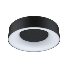 Paulmann LED Deckenleuchte "Selection Bathroom Casca IP44 1x16W 300mm, 230V Metall/Kunststoff", schwarz, 1, &Oslash; 30cm H: 7,1cm, 1 Stk., Leuchten, WhiteSwitch, LED Deckenleuchte