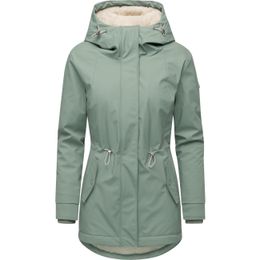 Funktionsjacke Ragwear "Funktionsjacke Monadis Rainy Warm", Damen, Gr. S, gr&uuml;n (dusty gr&uuml;n), Obermaterial: 100% Polyester PES. Obermaterial: Futter: 100% Polyester PES. 100% Polyester PES., Jacken Funktionsjacke