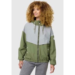 Outdoorjacke Marikoo "Marikoo Liubkaa leichte Damen &Uuml;bergangs Jacke B993", Damen, Gr. L, gr&uuml;n (dusty olive), Obermaterial: 100% Polyester PES., Jacken Outdoorjacke