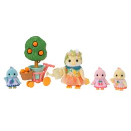 Spielfigur Sylvanian Families "Zitronenvogel Familie (5860)", bunt, Spielfiguren, Kinder, Kunststoff, Spielfigur