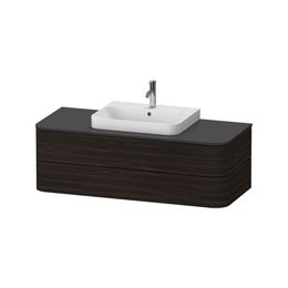 Duravit Waschtischunterschrank o. ES Happy D.2 Plus 40,8x130x55cm, 2 SchKa., Nussb geb&uuml;rstet (HP4972069690010)