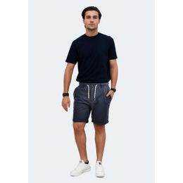 Shorts INDICODE "INDICODE InCanvar Herren Stoff Shorts B795", Herren, Gr. 4XL, Einheitsgr&ouml;&szlig;e, blau (navy), Obermaterial: 100% Baumwolle CO., Hosen Shorts