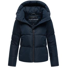 Steppjacke Navahoo "Steppjacke Frostherz XIV", Damen, Gr. L, blau (navy), Obermaterial: 100% Polyester PES. Obermaterial: Futter: 100% Polyester PES. 100% Polyester PES., Jacken Steppjacke