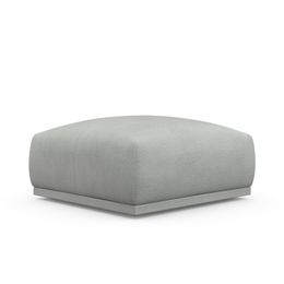 Hocker Trendmanufaktur "Braga, mit hochwertigem Kaltschaum, quadratisch, in Cord erh&auml;ltlich", silber, B:85cm H:42cm T:85cm, 100% Polyester, Hocker, Hocker, moderner Polsterhocker, 85/42/85 cm (B/H/T)