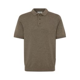 Longsleeve Casual Friday "Strickpullover CFBells", Herren, Gr. M, braun (major braun melange), Obermaterial: 50% Baumwolle CO. 50% Lyocell CLY., Shirts Longsleeve