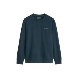 Marc O'Polo Sweatshirt MARC O'POLO "Sweatshirt Sweatshirt Longsleeve 1er Pack", Damen, Gr. XL, blau (blau (schwarz navy)), Obermaterial: 100% Baumwolle CO., Sweatshirts Sweatshirt