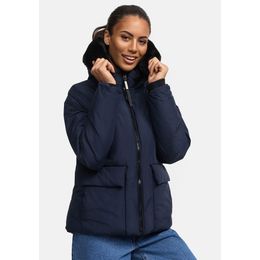 Winterjacke Marikoo "Marikoo Morinaa Damen Winterjacke N005", Damen, Gr. XL, blau (navy), Obermaterial: 100% Polyester PES., Jacken Winterjacke