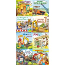 Carlsen Verlag Pixi-Box 311: Pixi auf der Baustelle (8x8 Exemplare)
