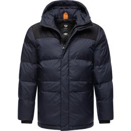 Steppjacke Ragwear "Steppjacke Mikkesh", Herren, Gr. M, blau (navy), Obermaterial: 100% Polyester PES. 100% Nylon NY. Obermaterial: Futter: 100% Polyester PES. 100% Polyester PES., Jacken Steppjacke