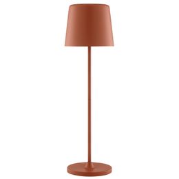 Brilliant LED Tischleuchte "Kaami - mobile LED Au&szlig;en Tischlampe", terracotta, &Oslash; 10cm H: 37cm, 1 Stk., Leuchten, mobile LED Au&szlig;en Tischlampe, 37 cm, 310 lm, Touchdimmer, USB, LED Tischleuchte