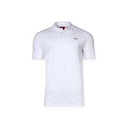 Poloshirt Hugo "Poloshirt DONOS222", Herren, Gr. XL, wei&szlig; (wei&szlig; 2), Obermaterial: 100% Baumwolle CO., Shirts Poloshirt