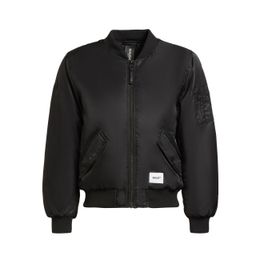 Bomberjacke Khujo "Bomberjacke Kasia", Damen, Gr. XS, schwarz (bomber schwarz), Obermaterial: 100% Nylon NY. Obermaterial: Futter: 100% Polyester PES. 100% Polyester PES., Jacken Bomberjacke