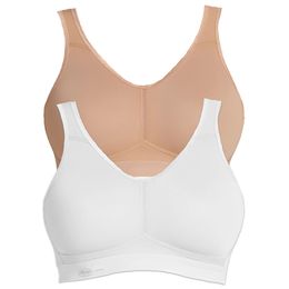 Sport-BH Anita "Sport BH light & firm", Damen, Gr. 70, Cup A, bunt (wei&szlig; beige), Obermaterial: 80% Polyamid PA. 20% Elasthan EL., BHs Sport-BH