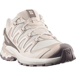 Trailrunningschuh Salomon "XA PRO 3D V9 LIFELONG", Damen, Gr. 43, tapioca, tapioca, iron, Leder, Synthetik, Schuhe Trailrunningschuh