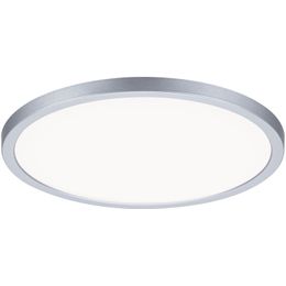 Paulmann LED Einbauleuchte "Areo", grau (chromfarben), 1, &Oslash; 23cm H: 2,6cm, 1 Stk., Leuchten, LED-Modul, 3-Stufen-dimmbar, LED Einbauleuchte