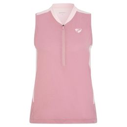 Radtrikot Ziener "NIKOLETTA-Z", Damen, Gr. 48, malve rose, Obermaterial: 85% Polyester, 15% Baumwolle; Obermaterial 2: 86% Polyester, 14% Baumwolle, Trikots Radtrikot