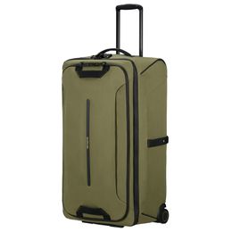 Reisetasche Samsonite "ECODIVER DUFFLE/WH, verschiedene Gr&ouml;&szlig;en", Damen, Gr. B/H/T: 44cm x 79cm x 31cm, waxed wasabi, Polyester, Taschen Reisetasche, TSA-Schloss und Trolley-Gest&auml;nge