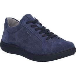 Sneaker Josef Seibel "Megan 07, dunkelblau", Damen, Gr. 37, blau (dunkelblau), Obermaterial: 100% Rindsleder Leather cow., Schuhe Sneaker