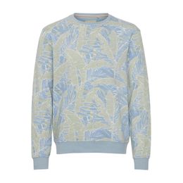 Longpullover Blend "Sweatshirt BHSweatshirt", Herren, Gr. XXL, blau (dusty blau), Obermaterial: 60% Baumwolle CO. 40% Polyester PES., Sweatshirts Longpullover