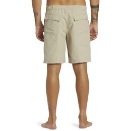 Badeshorts Quiksilver "Made Better 18.5", Herren, Gr. M, US-Gr&ouml;&szlig;en, grau (plaza taupe), Polyester, Badehosen Badeshorts