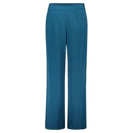Marlene-Hose Betty Barclay "Marlene-Hose unifarben", Damen, Gr. 44, EURO, blau (magic blau), Obermaterial: 52% Polyester PES. 48% Viskose CV., Hosen Marlene-Hose