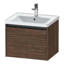 Duravit Waschtischunterschrank Ketho.2 58,4x45,5cm, Nussb dkl., 1 Ausz., wandh&auml;ngend (K25081021210000)