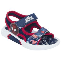 Sandale Disney "SPIDERMAN", M&auml;dchen, Gr. 25, navy, Textil, Schuhe Sandale