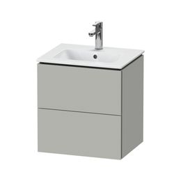 Duravit Waschtischunterschrank Compact L-Cube 52x42,1x55cm, 2 La, wandh&auml;ngend, betongr ma (LC621800707)
