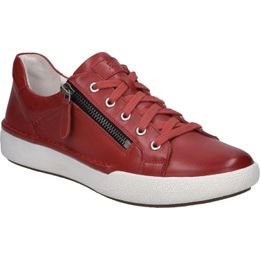 Sneaker Josef Seibel "Claire 03, hibiscus", Damen, Gr. 40, braun (hibiscus), Obermaterial: 100% Rindsleder Leather cow., Schuhe Sneaker