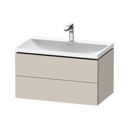 Duravit M&ouml;bel-Set L-Cube 80x48x48cm, m Hahnl., Tau ma, 2 Schub. (LC6951O91910000)