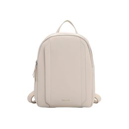 Rucksack Tamaris "Rucksack TAS Kimi", Damen, Gr. B/H/T: 26cm x 31cm x 13cm, beige (beige 400), Obermaterial: 60% Polyurethan PU. 40% Polyester PES., Rucks&auml;cke Rucksack