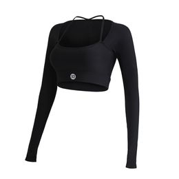 Sporttop YEAZ "Long Top CLUB LEVEL", Damen, Gr. L, schwarz, Obermaterial: 78% Polyester PES. 22% Elasthan EL., Sweatshirts Sporttop