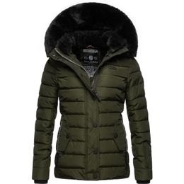 Steppjacke Navahoo "Winterjacke Milianaa", Damen, Gr. XS, gr&uuml;n (olive), Obermaterial: 100% Polyester PES. Obermaterial: Futter: 100% Polyester PES. 100% Polyester PES., Jacken Steppjacke