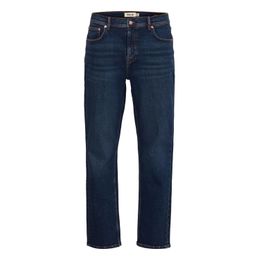 !Solid Regular-fit-Jeans SOLID "Regular-fit-Jeans SDMONTE RYAN", Herren, Gr. 34, L&auml;nge 32, blau (dunkelblau denim), Obermaterial: 98% Baumwolle CO. 2% Elasthan EL., Jeans Regular-fit-Jeans