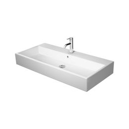 Duravit M&ouml;belwaschtisch geschliffen Vero Air 100x47cm, we, m HL, &Uuml;L, Hahnlochbank (2350100027)