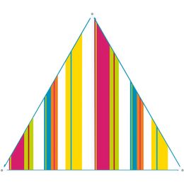 Sonnensegel BENT "Zip-Canvas", bunt (karibik wei&szlig; gestreift, rv hellblau), Sonnensegel, B/T: 250cm x 250cm, Polyester, Sonnensegel, B:250cm T:250cm