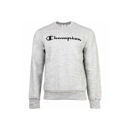 Sweatshirt Champion "Sweatshirt Crewnneck Sweatshirt Soft Compact Basic", Herren, Gr. M, grau (hellgrau), Obermaterial: 55% Baumwolle CO. 45% Polyester PES., Sweatshirts Sweatshirt