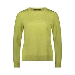 Rundhalspullover Betty Barclay "Basic-Strickpullover mit Rundhalsausschnitt", Damen, Gr. 38, gr&uuml;n (fresh moss), Obermaterial: 55% Viskose CV. 30% Polyester PES. 15% Polyamid PA., Pullover Rundhalspullover