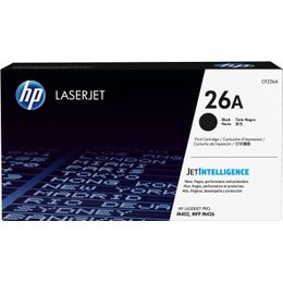 HP Tonerkartusche "HP original Toner 26 schwarz, Gr&ouml;&szlig;en: A/X+Doppelpack", schwarz (schwarz 3), Tonerpatronen, Tonerkartusche
