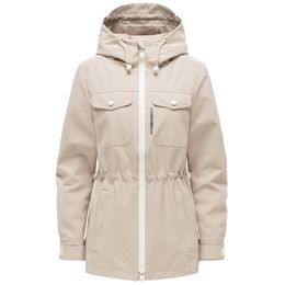 Outdoorjacke Marikoo "Marikoo Sohaa Damen Parka N132", Damen, Gr. L, grau (light taupe), Obermaterial: 100% Polyester PES., Jacken Outdoorjacke