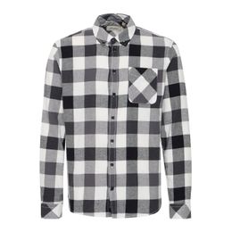 Langarmhemd Blend "Langarmhemd BHShirt", Herren, Gr. L, N-Gr, schwarz, Obermaterial: 100% Baumwolle CO., Hemden Langarmhemd