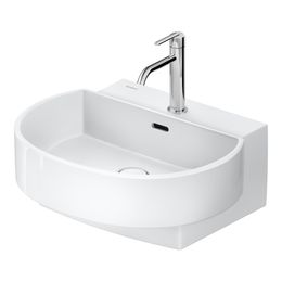 Duravit Waschtisch Balcoon 55x48cm, we. hgl, m Hahnl., &Uuml;L, Hahnloch (241155AA00)